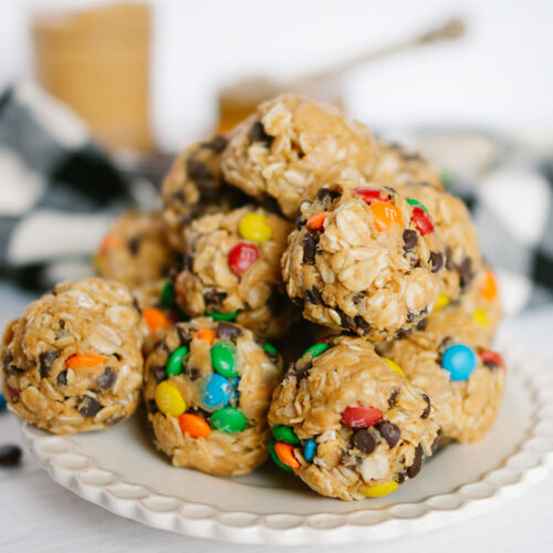 Peanut Butter Snack Bites - Beeyond the Hive