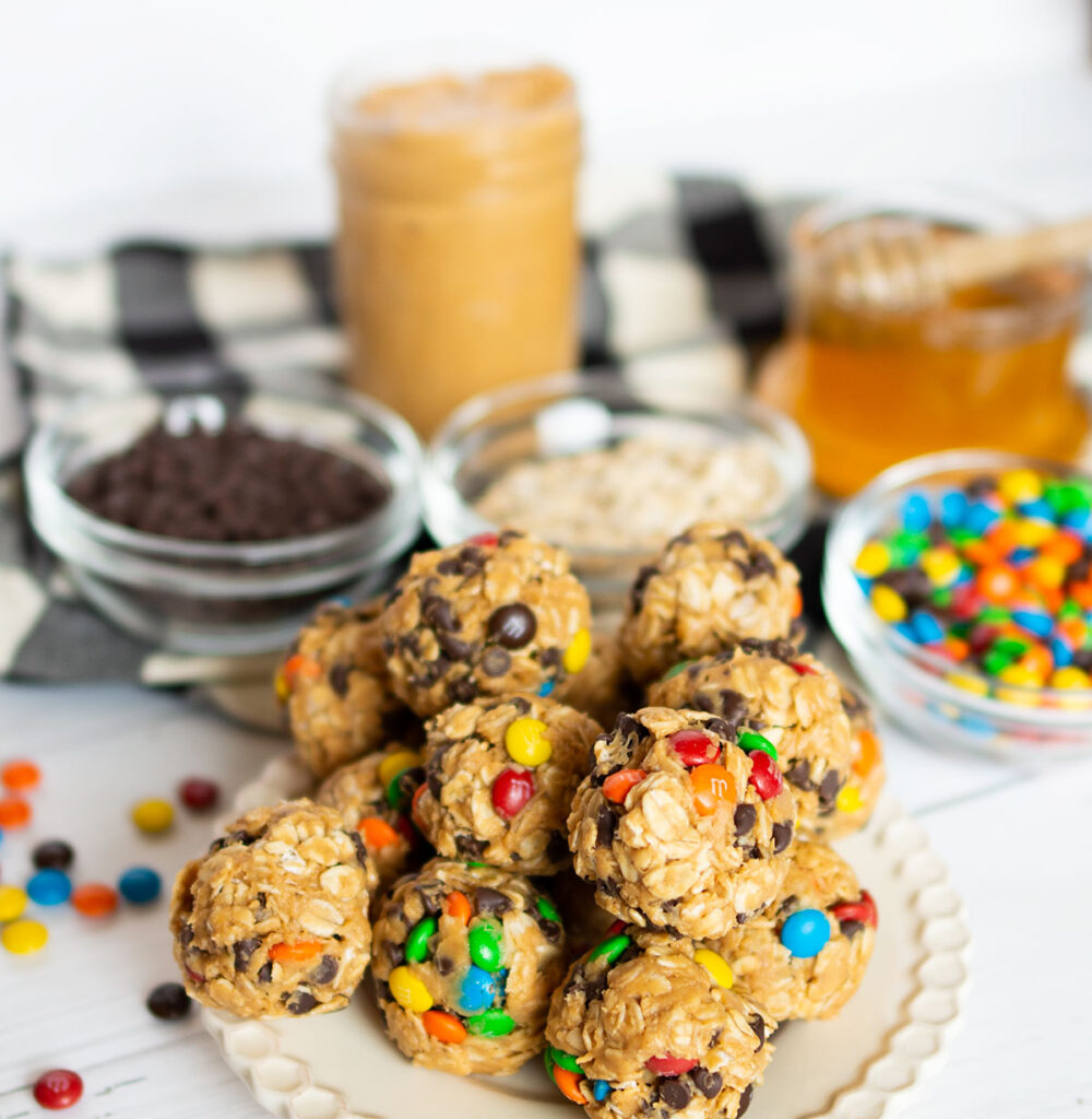 Peanut Butter Snack Bites - Beeyond the Hive
